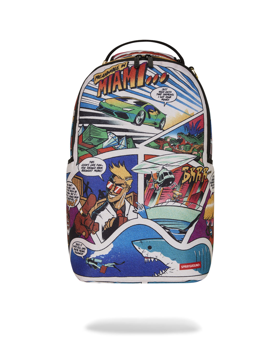 Sprayground 305 Action Packed Night Spot DLXR Backpack